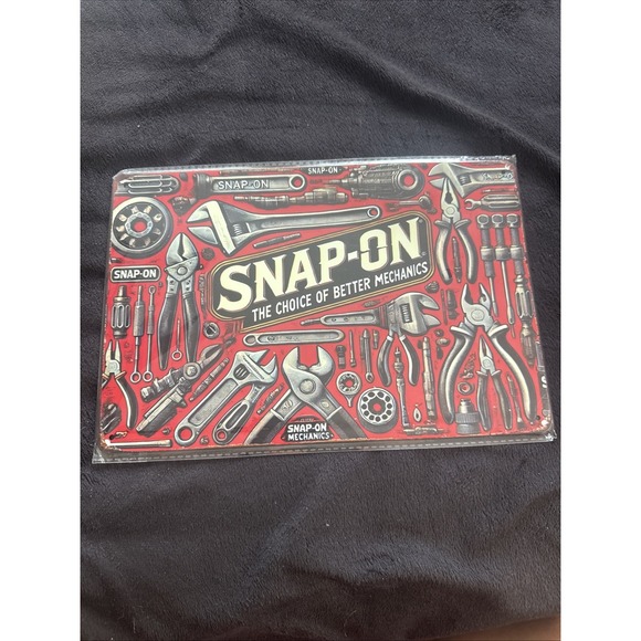 Wall Decor | Snap On Tools Sign 8 X 12 Aluminum Metal Sign | Poshmark